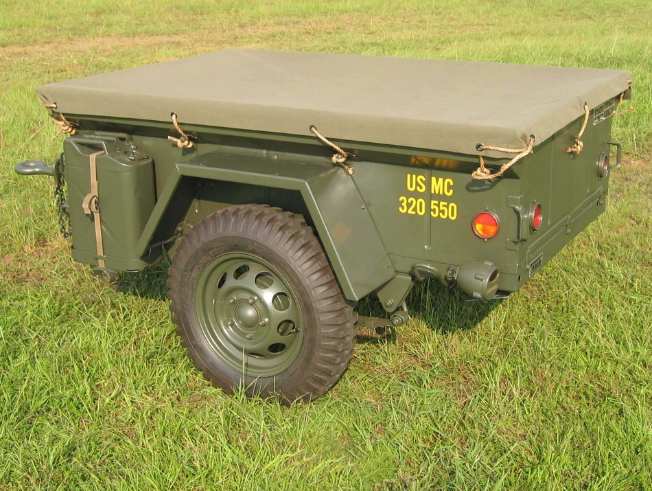 M416B1 USMC Mighty Mite Trailer - Left Rear - The G503 Album