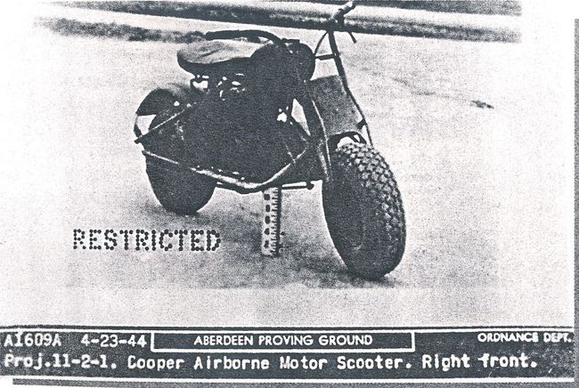 Cooper War Combat Motor Scooter - Motorcycles - HMVF - Historic ...