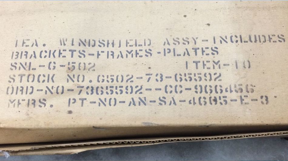 NOS Dodge WC Closed Cab Windshields - G503 Military Vehicle Message Forums