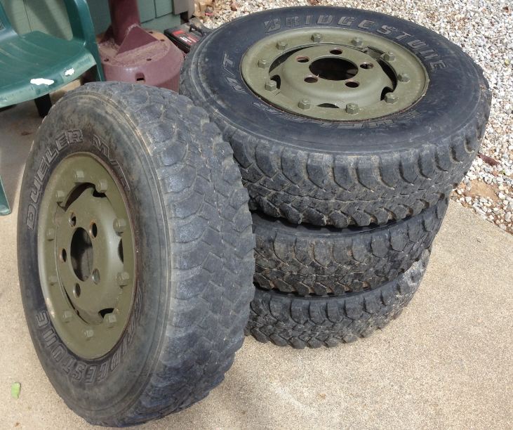 FS: Combat Wheels w/M&S Tires - Dodge WC Seat Pans - G503 Military ...