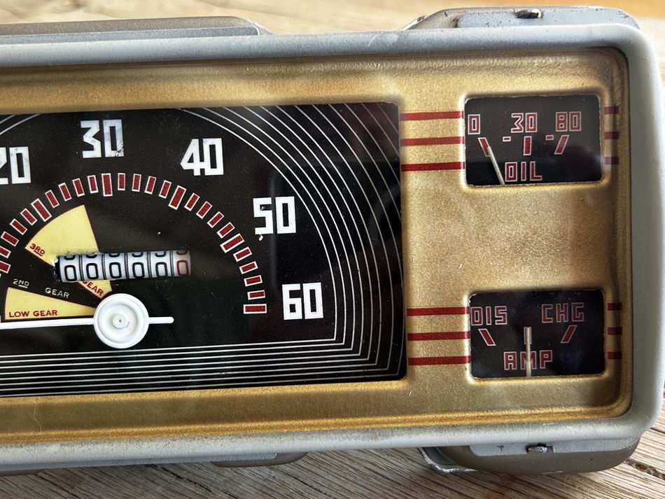 Ford Truck Cluster 1942-1947 60 mph King Seeley speedometer | The H.A.M.B.