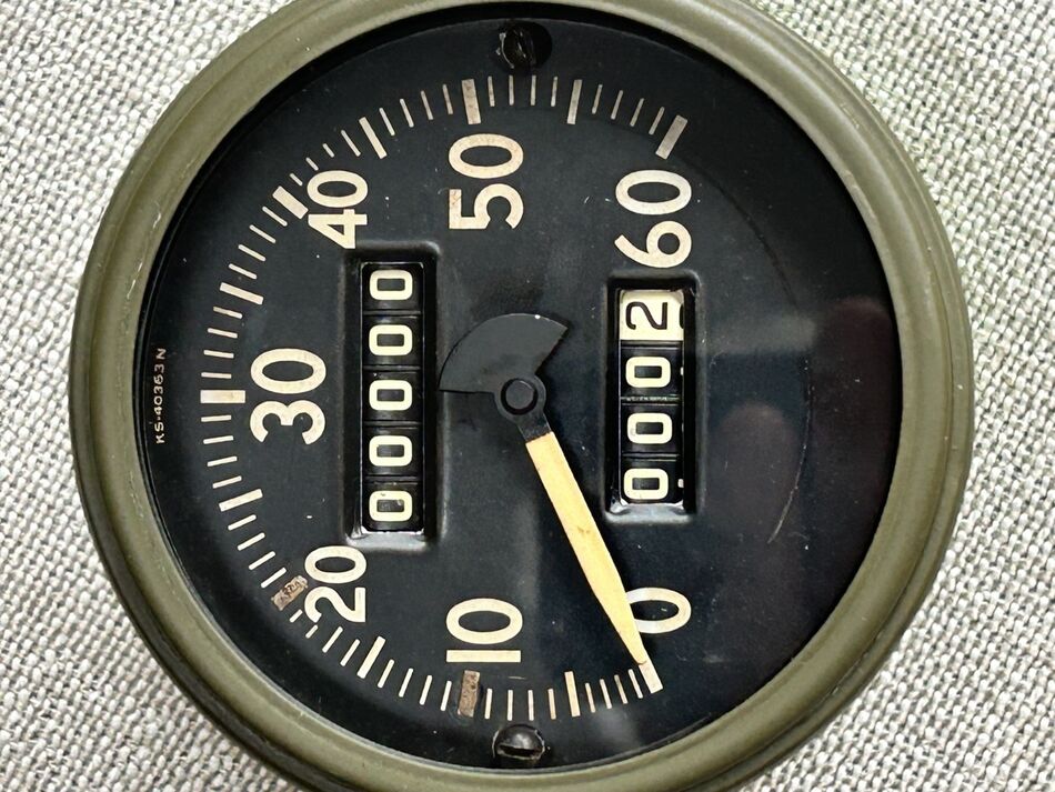 Prestine KS 40363 N short needle speedometer for MB/GPW - G503 Military ...