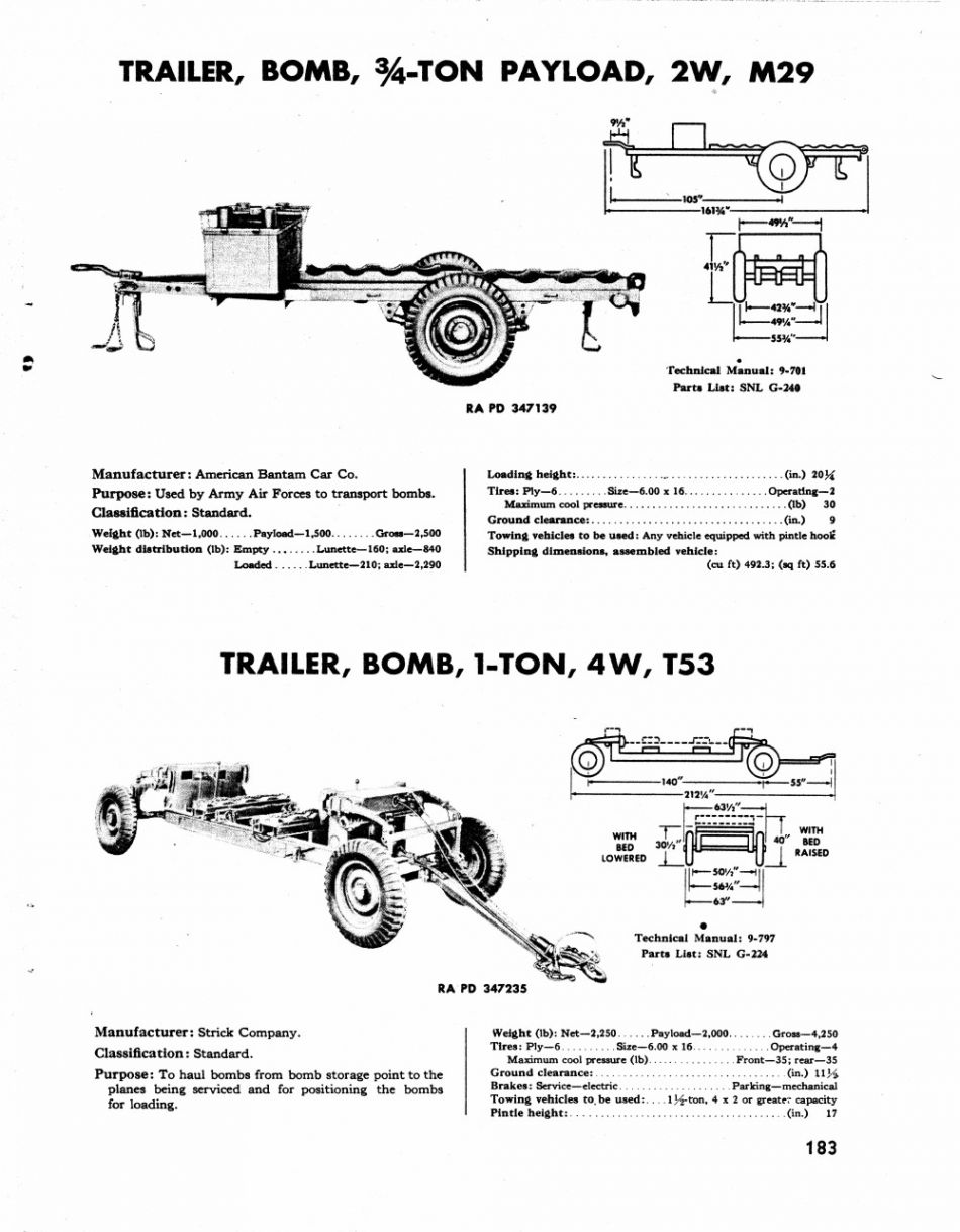 What type of bomb trailer is this? - G503 Military Vehicle Message Forums