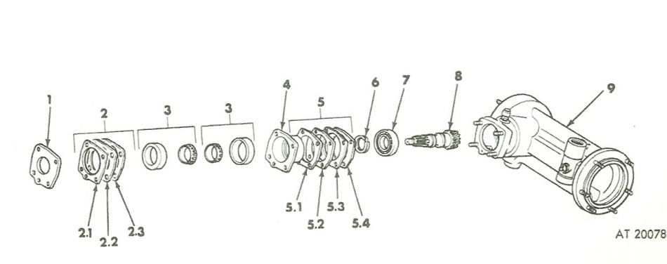 Front Axle Center Section Pinion Shaft - G503 Military Vehicle Message ...