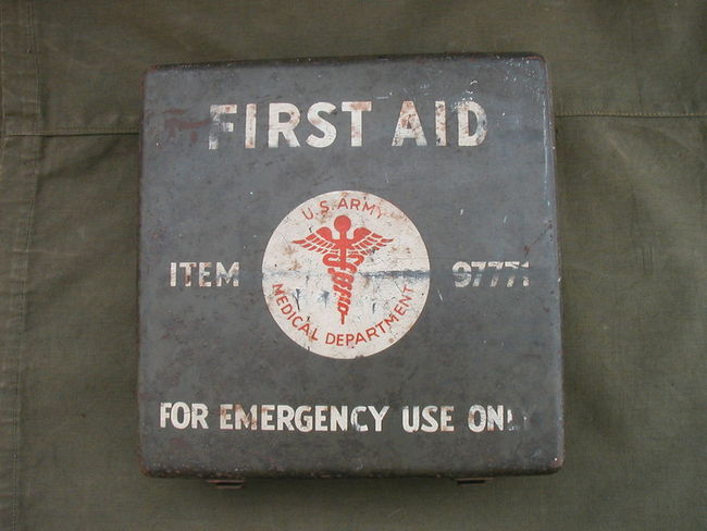 FS: WW2 24 Unit First Aid Kit Boxes (2) - G503 Military Vehicle Message ...