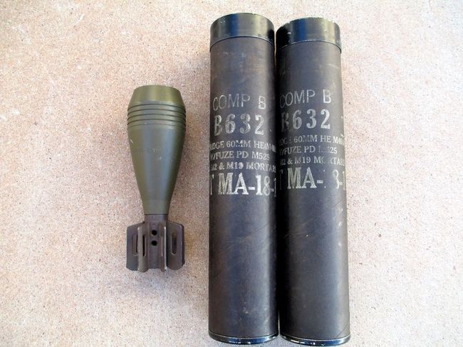 FS: 'Nam era 60MM Mortar Round & Shipping Tubes - G503 Military Vehicle ...