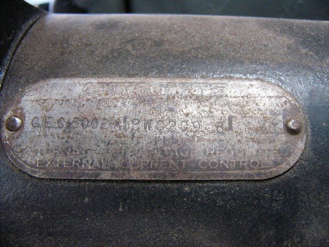Autolite generator data plate. Orientation. - G503 Military Vehicle ...