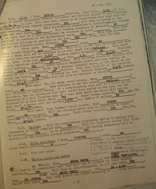 Page 15 form ES - 475 Bantam model 40 - The G503 Album