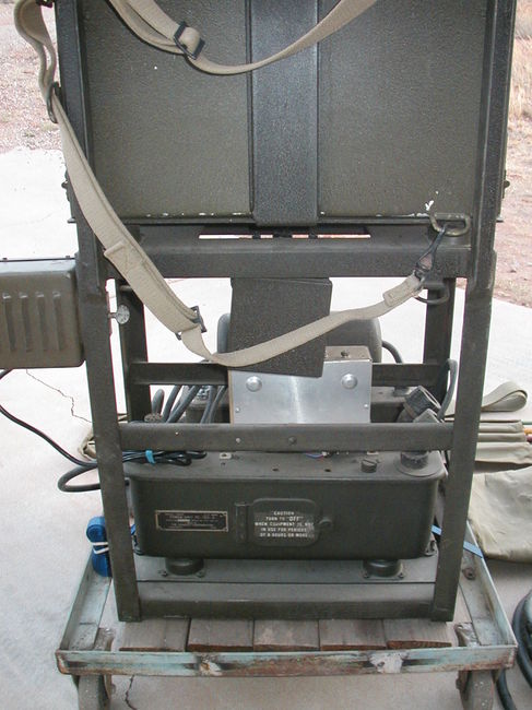 WW2 SCR-284 Radio with Vehicle Mount rear view - The G503 Album