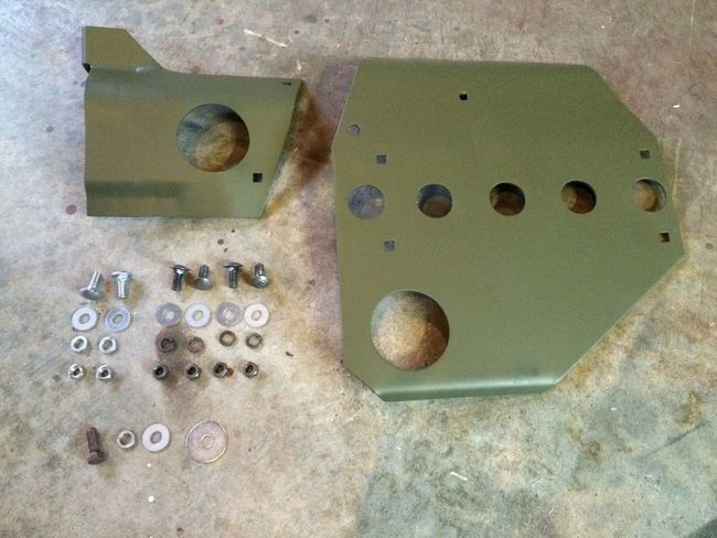 MB skid plate and exhaust guard w hardware - The G503 Album