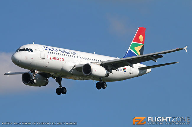 Airbus A320 ZS-SZB OR Tambo International FAOR FAJS - The G503 Album