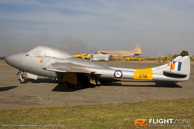 De Havilland Vampire T MK55 SAAF 256 Swartkops Air Force Base FASK ...